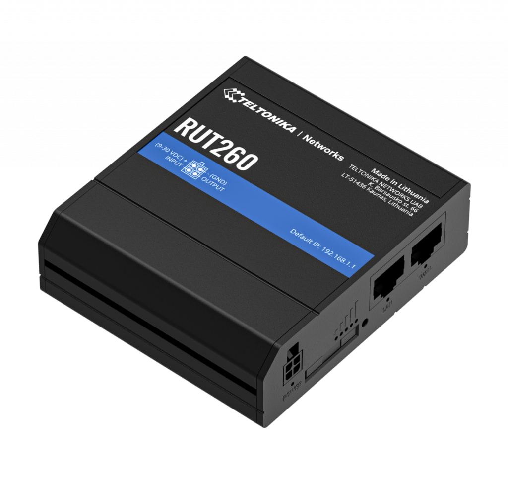 RUT260: un router industrial con agregación de bandas pero en dimensiones reducidas - Davantel