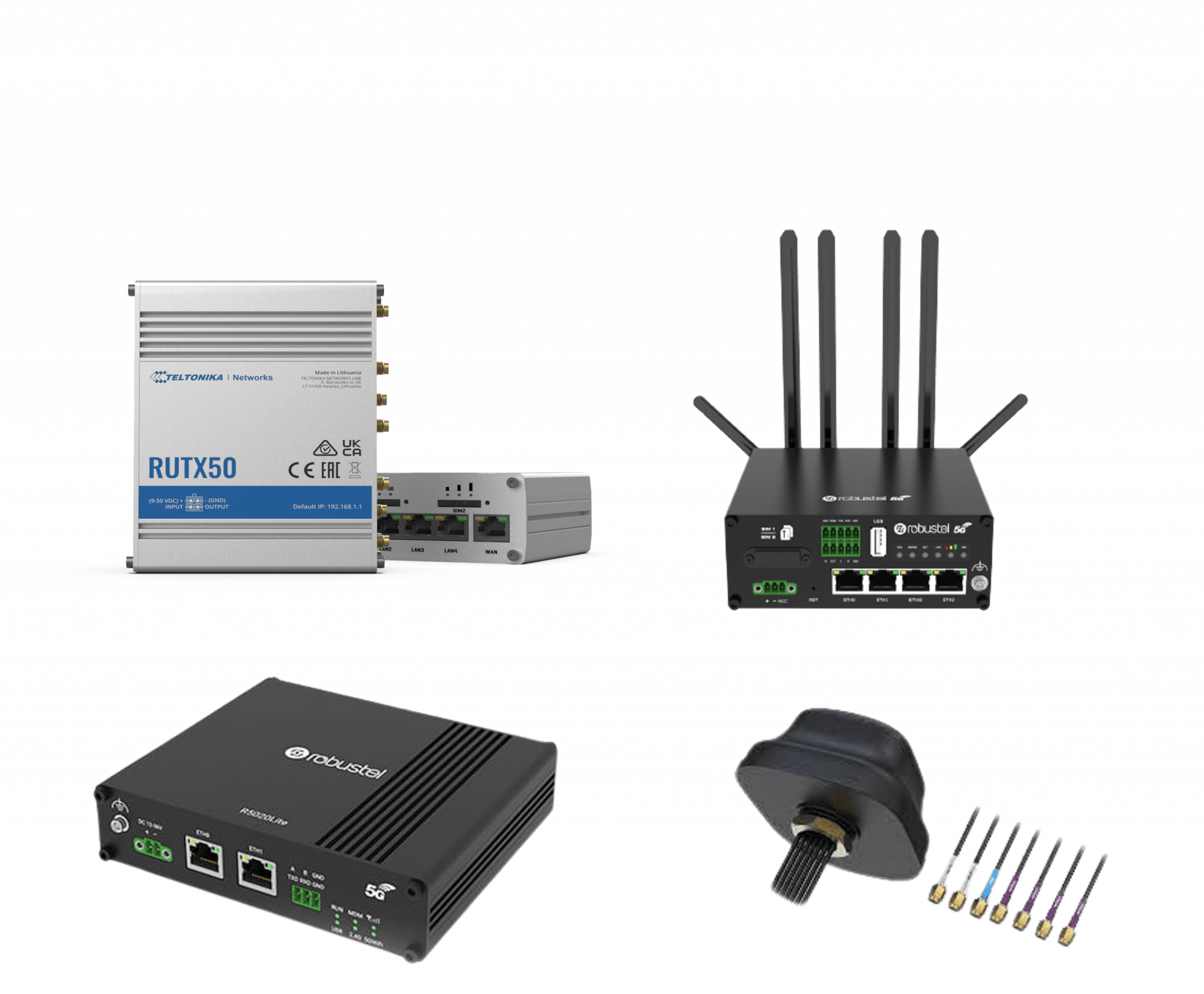 Routers 5G y antenas vehiculares de exterior - Davantel